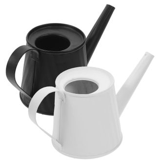 FOMIYES 2 St&uuml;ck Kleine Haushaltsgie&szlig;kannen aus Verzinktem Eisen mit Gro&szlig;er &Ouml;ffnung und Ergonomischem Griff Gie&szlig;kannen f&uuml;r Zimmerpflanzen und Garten