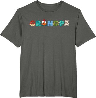 Disney Vaiana Letters Grandpa Gift Family Trip Vacation T-Shirt