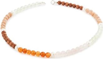 Trollbeads Collier en pierre précieuse, 42, Gemme, Perle