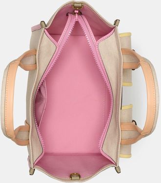 Kate Spade New York Kate Spade Kip Cargo Small Tote Bag f&uuml;r Frauen in Regenbogen Mehrfarbig | Leinen
