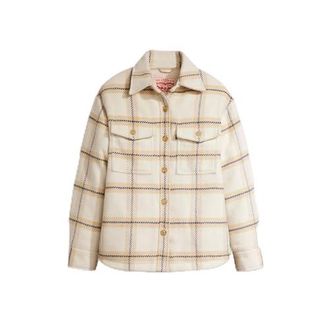 Levi's Lola NOLA Shacket Multi-Couleur, Etta Plaid Almond Buff, S Femme
