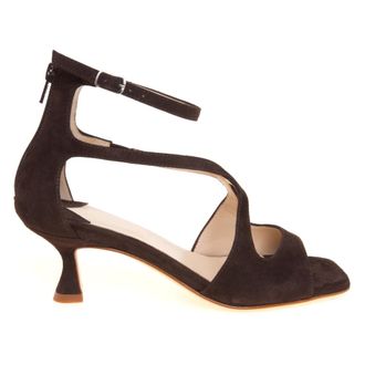 Anna F. Sandalo con cinturini incrociati - - Shoes - Damen - Braun - 37 EU