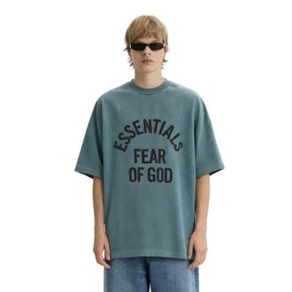 Fear of God Homme, Tops, Vert, Taille: 2XL Campus 90s Short Sleeve Tee