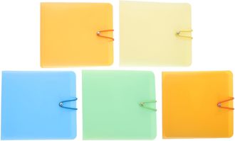 BESPORTBLE CD Organizer 5 St&uuml;ck 12 Fach CD DVD Aufbewahrungstasche aus Langlebigem Material Kratzfeste Schutzh&uuml;lle f&uuml;r Zuhause und Auto DVD H&uuml;lle f&uuml;r Film und Mu