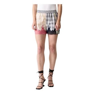 Andersson Bell Spitzen- & Karomuster-Boxershorts - - Shorts - Damen - Mehrfarbig - S