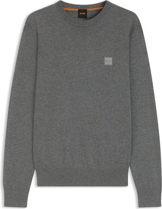 HUGO BOSS Rundhals-Strickpullover - - Knitwear - Herren - Grau - 2XL