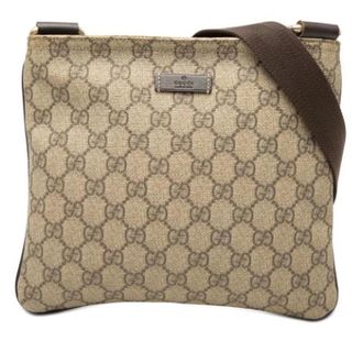 Gucci Pre-owned Canvas Crossbody Bag - - Pre-owned - Damen - Beige - ONE SIZE