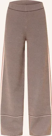 Marc Aurel Marc Aurel Strickhose Mit Galonstreifen braun