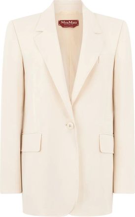 Max Mara Femme, Vestes, Beige, Taille: 38 FR Bosco Blazer
