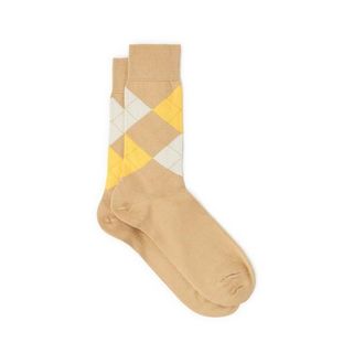 Burlington King High Socken - Beige