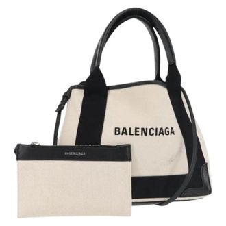 Balenciaga Pre-owned Canvas Tote Bag - - Pre-owned - Damen - Wei&szlig; - ONE SIZE