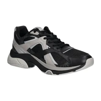 Michael Kors Homme, Chaussures, Noir, Taille: 45 EU Baskets Leo Mixte