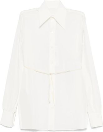 Maison Margiela Femme, Blouses et Chemises, Blanc, Taille: 42 FR Chemise &agrave; manches longues