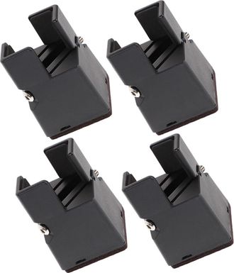 BESPORTBLE 4 St&uuml;ck Verstellbare M&ouml;belerh&ouml;hungen Abs rutschfeste M&ouml;belst&uuml;tzen mit Schraubklemme f&uuml;r Bett Sofa Tisch Stuhl Stabile Fu&szlig;erh&ouml;hung zum Schutz Besseren 