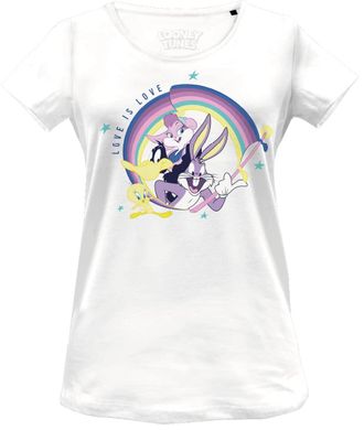 Cotton Division Damen Woloonets087 T-Shirt, weiß, M