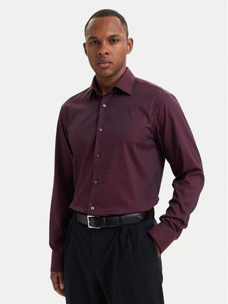 HUGO BOSS Hemd H-Joe 50560583 Dunkelrot Regular Fit