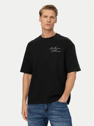 Calvin Klein Jeans T-Shirt LV04RE828G Schwarz Regular Fit