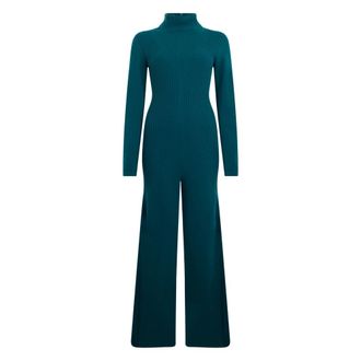 Alberta Ferretti Eleganter Jumpsuit - - Jumpsuits & Playsuits - Damen - Blau - S