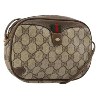 Gucci Sac bandouli&egrave;re vintage Pre-owned - Femme - Pre-owned - Beige - Taille: ONE Size