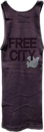 Freecity Freecity, Femme, Tops, Violet, Taille: 36 FR Supervintage Tanktop