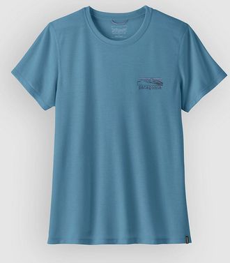 Patagonia Cap Cool Trail - Stratapeaks T-Shirt shore blue