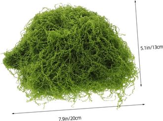 Artibetter Kunstmoos-mittelstück Für Topfpflanzen Grünes Künstliches Dekomoos Für Innenräume Bastelmoos Und Heimdekoration Geeignet Für Feengärten Und Hochzeitsd