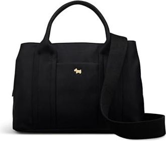 Radley London London Grove Close Poign&eacute;e sup&eacute;rieure zipp&eacute;e pour femme en cuir non cuir Taille M, Noir, Taille M