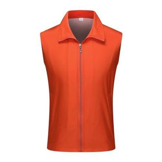 Generic WAZHAKU Gilet de pêche dextérieur pour homme - Multi poches - Gilet dété à séchage rapide - Fermeture éclair - Pour la photographie, le camping, la ch