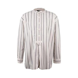 Isabel Marant Gestreifte Creme Hemdbluse - - Shirts - Herren - Beige - L