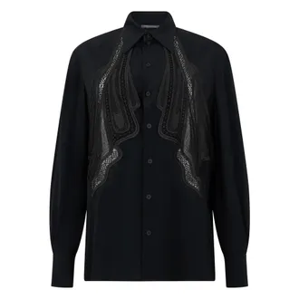 Alberta Ferretti Hemd mit Kragen - - Blouses & Shirts - Damen - Schwarzk - S