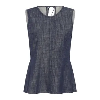 Soaked In Luxury Damen, Blusen & Hemden, Blau, 2XLGr&ouml;&szlig;e