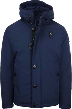 Blauer Herren, Jacken, Blau, XLGröße