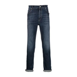 Brunello Cucinelli Blaue Cropped Jeans - - Jeans - Herren - Blau - M