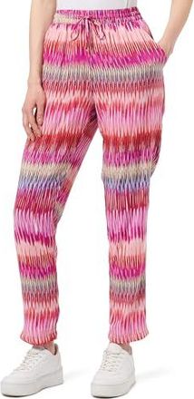 Only Onlnova Life Pant Ptm Pantalon en Tissu, Phlox Pink/AOP : 479 Power Zigzag, 40 Femme
