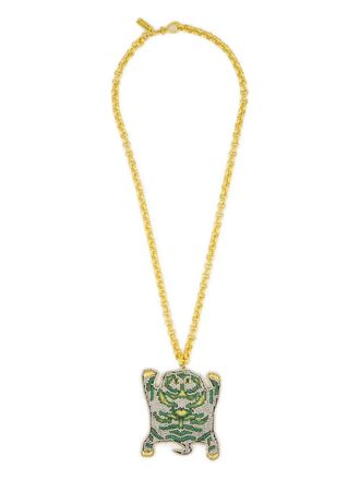 Begum Khan collier &agrave; pendentif tigre - Or