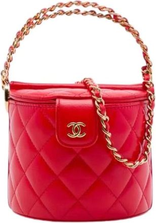 Chanel Sac Vanity Mini Pre-owned - Femme - Pre-owned - Rouge - Taille: ONE Size