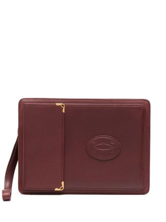 Cartier pochette en cuir pre-owned (ann&eacute;es 2000) - Rouge