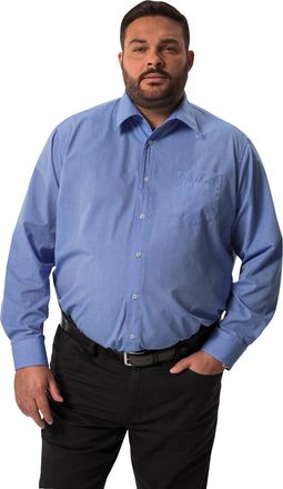 Men Plus Herren Gro&szlig;e Gr&ouml;&szlig;en &Uuml;bergr&ouml;&szlig;en Menswear L-8XL Businesshemd, Vario Kragen, CF, Easy Care, 1-1
