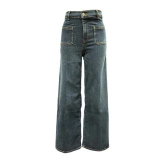 Frame Denim Palazzo Bardot Slim Jeans - - Jeans - Damen - Blau - W30
