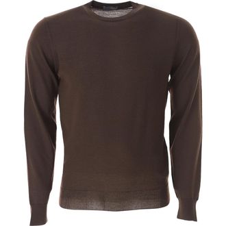 Drumohr Braune Pullover f&uuml;r M&auml;nner - - Knitwear - Herren - Braun - M