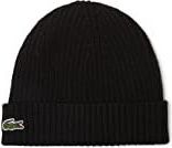 Lacoste Bonnet Mixte, Noir, Taille unique