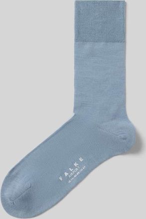 Falke Socken aus elastischem Schurwolle-Mix mit Baumwoll-Anteil