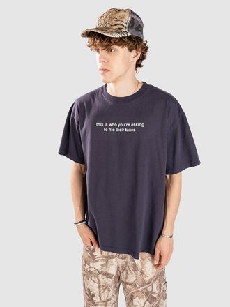 A.Lab Taxes Boxy T-Shirt navy