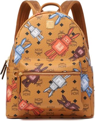 MCM Mcm, Femme, Sacs, Brun, Taille: ONE Size Stark Backpack