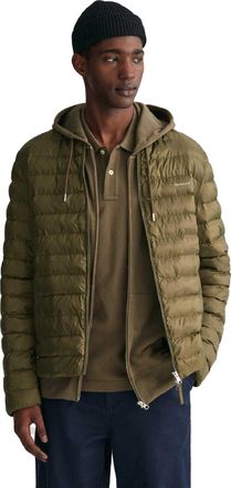 GANT Bomberjacke f&uuml;r Herren, Wattiert, Leicht (Gr&uuml;n)