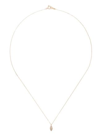 Isamu Noguchi collier en or 14ct à pendentif pavé de diamants