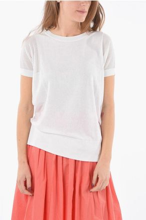 Woolrich Light Knit with Short Openwork Sleeves size L