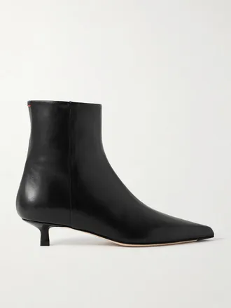 Aeyde Bottines En Cuir Sofie - Noir