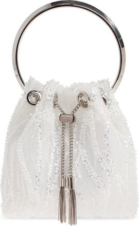 Jimmy Choo London Femme, Sacs, Blanc, Taille: ONE Size Bon Bon Handbag