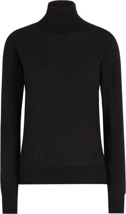 Dolce & Gabbana Pullover mit Logo-Stickerei - Schwarz